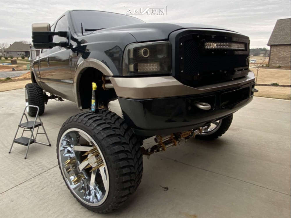 2005 Ford F-250 Super Duty Wheel Offset Super Aggressive 3"-5 ...