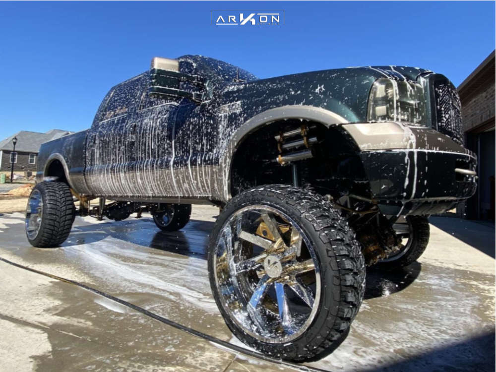 2005 Ford F-250 Super Duty Wheel Offset Super Aggressive 3"-5 ...