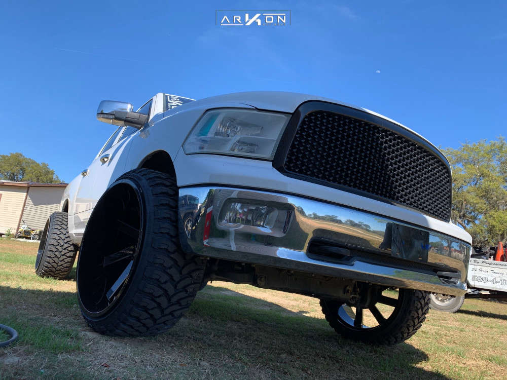 2010 Dodge Ram 1500 Wheel Offset Hella Stance >5" Suspension Lift 3 ...