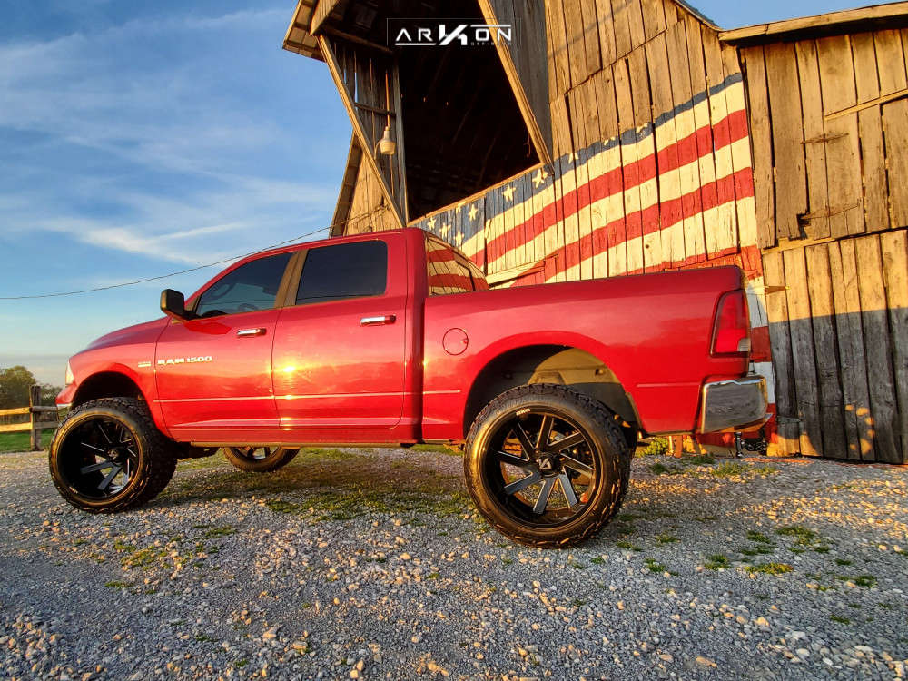 2012 Ram 1500 Wheel Offset Super Aggressive 3"-5" Suspension Lift 6 ...