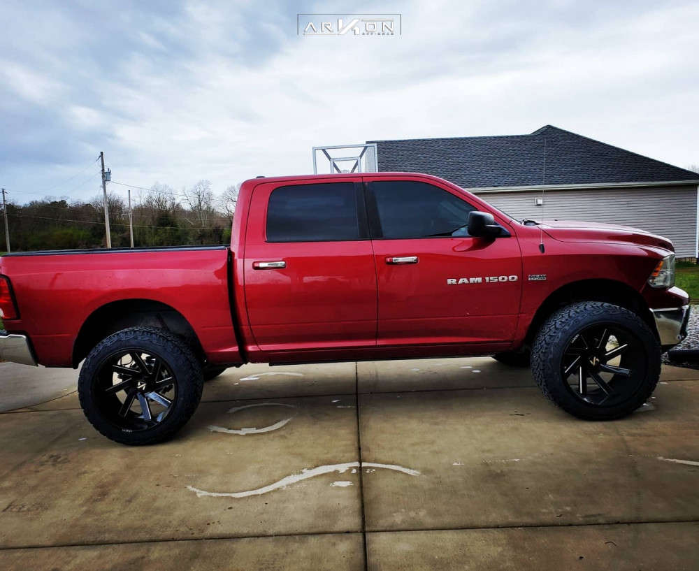 2012 Ram 1500 Wheel Offset Super Aggressive 3"-5" Suspension Lift 6 ...