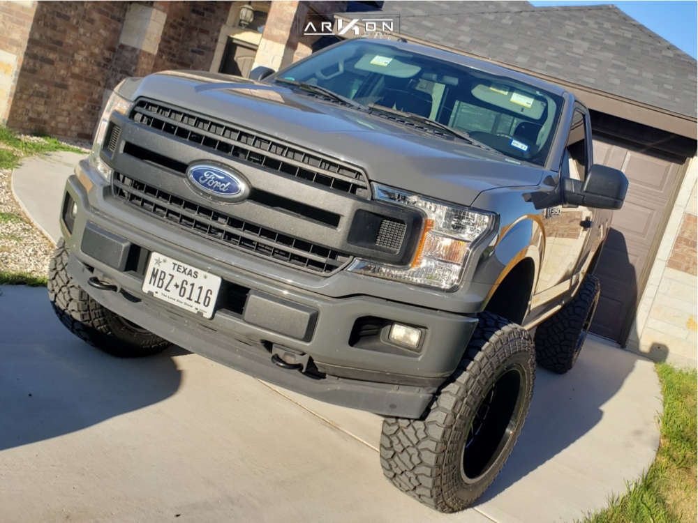 2018 Ford F-150 Wheel Offset Aggressive > 1" Outside Fender Suspension ...