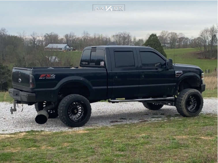 2008 Ford F-350 Super Duty Wheel Offset Aggressive > 1" Outside Fender ...